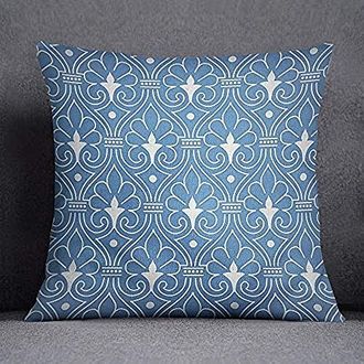 Bonamaison Le Jardin du Lin Kissenhüllen, Cotton, Mehrfarbig, 45x45