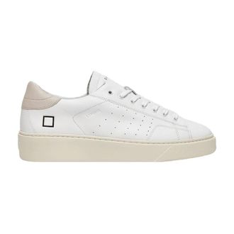 D.A.T.E. D.a.t.e., Homme, Chaussures, Blanc, Taille: 40 EU Baskets Logo en Cuir