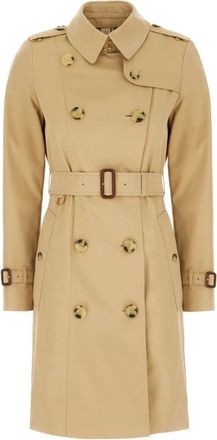 Burberry Femme, Manteaux, Beige, Taille: 36 FR Trench-coat Chelsea H&eacute;ritage mi-long