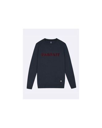 Faguo Sweat col rond bleu marine Parfait