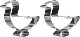 Städter Ausstechform Ausstecher, Edelstahl, Silber, 10cm (Packung mit 2)