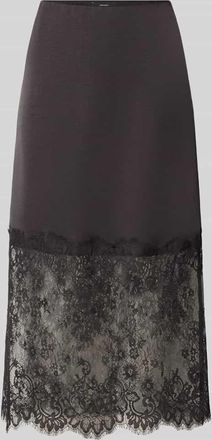 Vero Moda Regular Fit Midi-Rock mit Spitzenbesatz Modell OLLIE