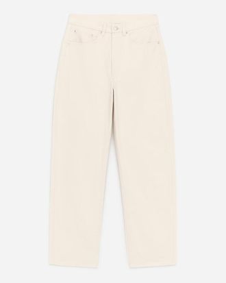 Arket CREEK Relaxed Barrel Jeans -Wei&szlig;
