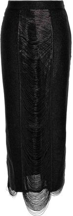 Alexander McQueen Midirock - Schwarz