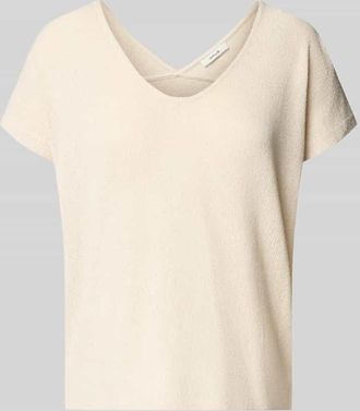 OPUS T-Shirt aus Viskose-Mix mit V-Ausschnitt Modell SIRUKUS