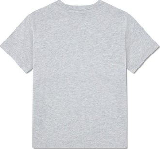 Lacoste T-Shirt Lacoste Kinder-T-Shirt mit Krokodil - Heidekraut Grau