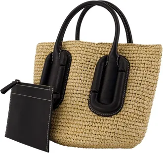 Marc Jacobs Womens The Small Tote Bag - Marc Jacobs Recycled Fabrics Beige Recycled_fabrics Handbags-Purses