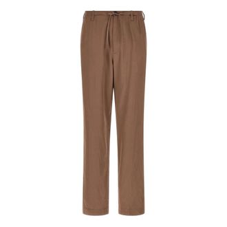 Dries Van Noten Homme, Pantalons, Brun, Taille: XL Penny Long Pants