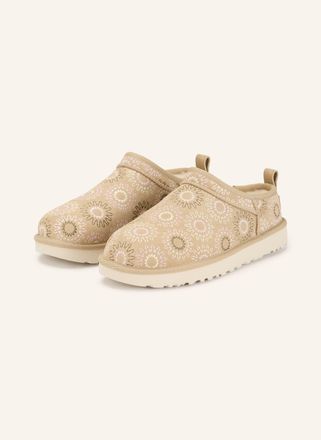 UGG Slipper Classic Micro Sun Stitch beige