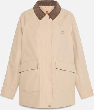 Timberland Wasserdichte Wenham Barn-Jacke f&uuml;r Damen in Beige, Damen, Beige, Gr&ouml;&szlig;e