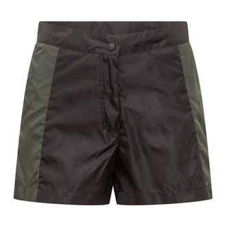 Moncler Femme, Shorts, Gris, Taille: 36 FR Bermuda &agrave; panneaux perfor&eacute;s