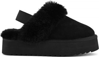 Colors Of California Femme, Chaussures, Noir, Taille: 39 EU Mule Plateforme en Daim avec Fermeture &agrave; Bride