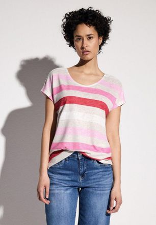 Street One T-Shirt mit Rundhalsausschnitt