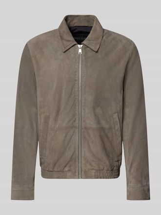 Marc O'Polo Regular Fit Lederjacke aus echtem Ziegenleder