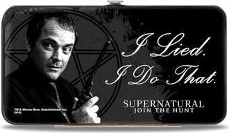 Buckle Down Portefeuille à charnière pour Femme - Supernatural Novelty - Blanc - Taille Unique