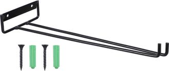 Cabilock Homoyoyo Weinglashalter aus Schwarz H&auml;ngendes K&uuml;chenregal zur Platzsparenden Aufbewahrung von Weingl&auml;sern unter Schrank Einfach zu Montierender Glasha