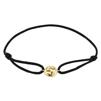 Gucci Interlocking 18k Charm Armband - - Accessories - Damen - Schwarzk - ONE SIZE