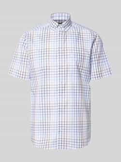 Olymp Regular Fit Business-Hemd mit Button-Down-Kragen