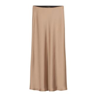 Luisa Cerano Femme, Jupes, Beige, Taille: 38 FR Jupe en satin