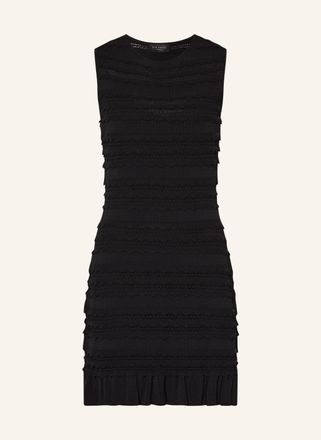 Ted Baker Strickkleid Avela Mit R&uuml;schen schwarz