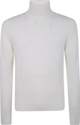 Dondup Pull &agrave; col roul&eacute; - Homme - Pulls - Blanc - Taille: 2XL