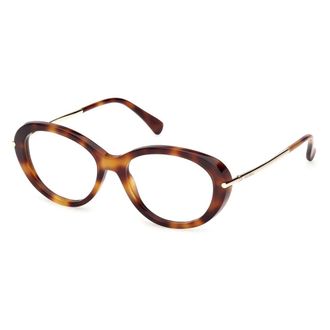 Max Mara Mm5227 Monture Ovale - unisex - Accessoires - Brun - Taille: 54 MM
