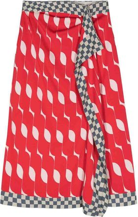 Dries Van Noten Midirock - Weiß