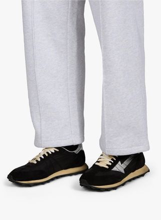 RUN OF Baskets en cuir m&eacute;lang&eacute; matelass&eacute;