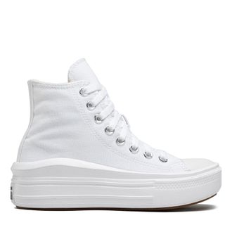 Converse Sneakers aus Stoff Converse Chuck Taylor All Star Move Platform 568498C Wei&szlig;