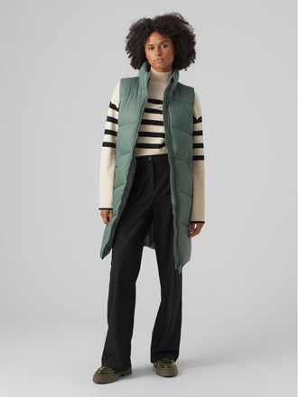 Vero Moda Bodywarmer 10273950 Gr&uuml;n Regular Fit