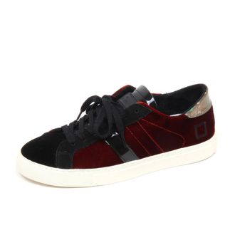 D.A.T.E. Velvet Roter Schuh Modell Newman - - Shoes - Damen - Rot - 37 EU