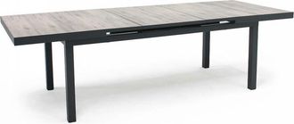 Oviala Table extensible en aluminium et c&eacute;ramique - Tivoli