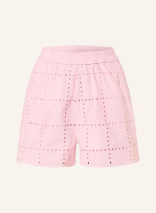 IVY OAK Ivy Oak Shorts Aus Lochspitze rosa