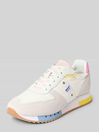 Blauer Sneaker mit Schn&uuml;rverschluss Modell MELROSE02