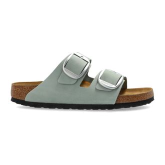 Birkenstock Slides Arizona Big Buckle Narrow - - Shoes - Damen - Gr&uuml;n - 36 EU