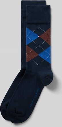Tommy Hilfiger Socken aus Baumwoll-Mix im 2er-Pack Modell CHECK 2P