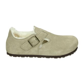 Birkenstock London Shearling Wildleder Regular Fit - - Shoes - Herren - Grau - 38 EU