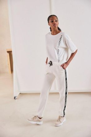 French Connection Sweathose mit seitlichen Kontraststreifen und Logodruck