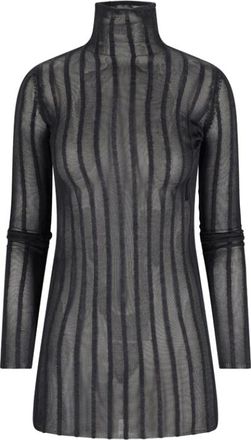 The Attico Femme, Robes, Noir, Taille: 36 FR Mini robe chic