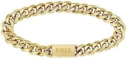 BOSS Jewelry Bracelet en Chaîne pour Homme Collection CHAIN FOR HIM en Or Jaune - 1580403M
