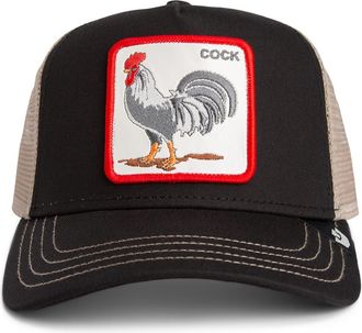 Goorin Brothers Trucker Cap Rooster Void Black Schwarz, Size:OneSize