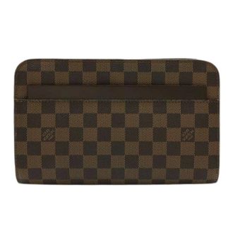 Louis Vuitton Pre-owned Saint Louis Damier Clutch Bag - Homme - Pre-owned - Brun - Taille: ONE Size