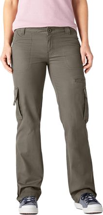 Dickies Damen, Dickies Cargohose aus Köper, gerade Passform, GESPÜLT TRAUBENBLATT, 12/Regular