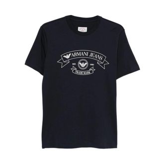 Emporio Armani T-Shirts - - Tops - Herren - Blau - XL