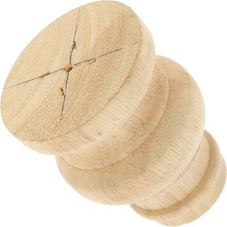 Hemobllo Alipis Runde Holzm&ouml;belf&uuml;&szlig;e 10X8cm Sofabeine aus Massivem Holz Stabile Ersatz Schrankf&uuml;&szlig;e f&uuml;r Sofa Couchtisch und TV M&ouml;bel