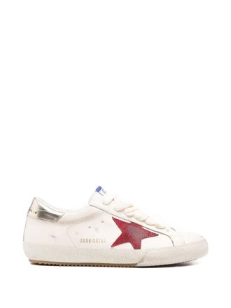 Golden Goose Super Star Leather Upper Suede Star Laminated Heel
