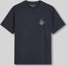 Marc O'Polo Loose Fit T-Shirt aus reiner Baumwolle mit R&uuml;cken-Motiv-Print