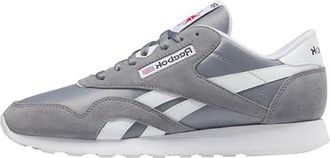 Reebok Baskets Classiques en Nylon pour Homme, Gris Pur 1,5 m Blanc FTWR Blanc, 40 EU