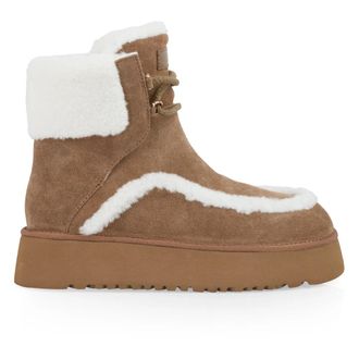 Marc Cain Schn&uuml;r-Plateau-Stiefeletten - - Shoes - Damen - Braun - 40 EU