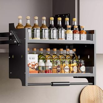 Generic Schrank ziehen Regalsysteme, K&uuml;chenschr&auml;nke ziehen Regal oberen K&uuml;chenschrank Lagerung ziehen Regal f&uuml;r K&uuml;che Bar Caf&eacute; Lagerung